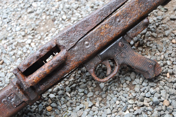 WW2 Dug Up Relic Guns
