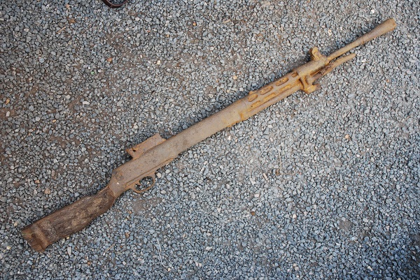 WW2 Dug Up Relic Guns